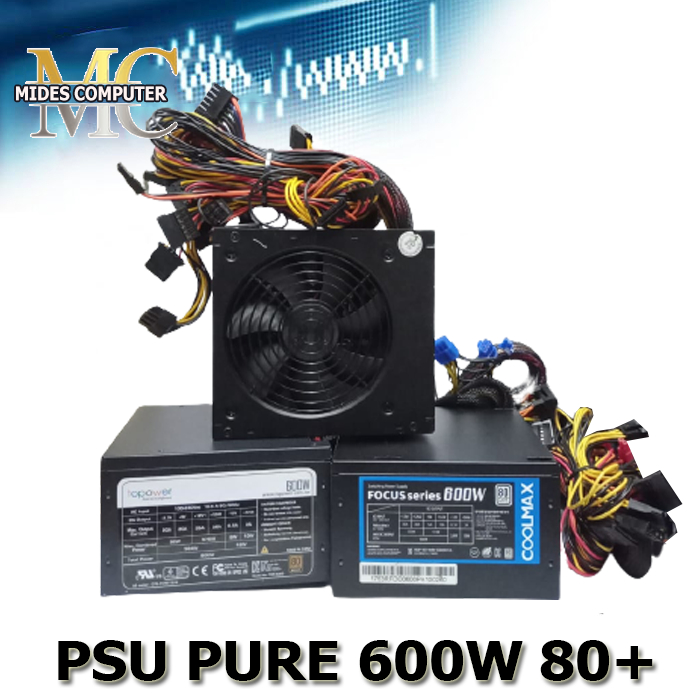 Jual PSU Power Supply 600Watt 80+ Merk Campur 600W 2x6 Pin | Shopee Indonesia