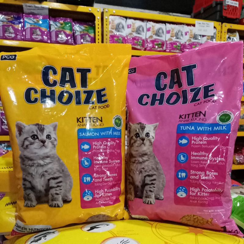 Jual Cat Choize Kitten Tuna/Salmon Dry Food Kitten Cat Choize Kitten ...