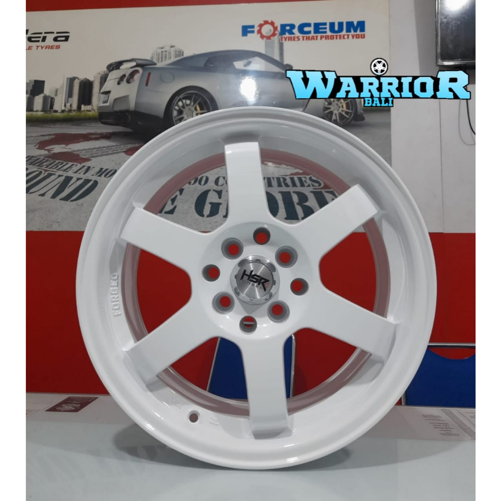 Jual Velg Model TE37 Warna Putih Ring 16 - Velg Brio Jazz Yaris Mazda2 ...