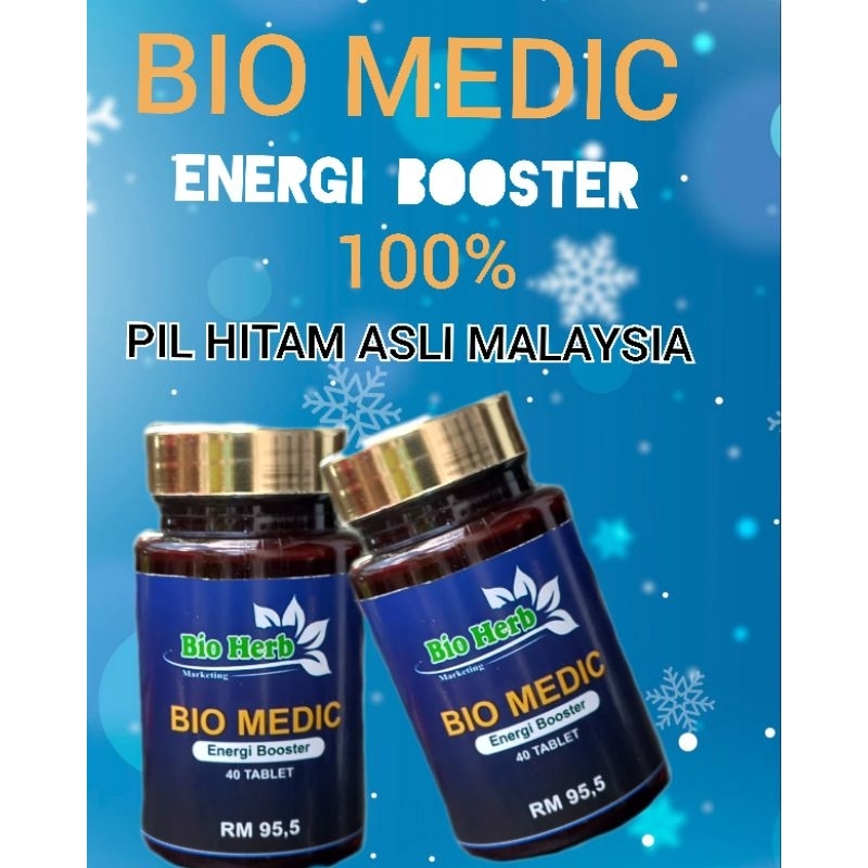 Jual Bio Medic POWER BOOSTER Pil Hitam No 1 Asli Malaysia Bantu atasi ...