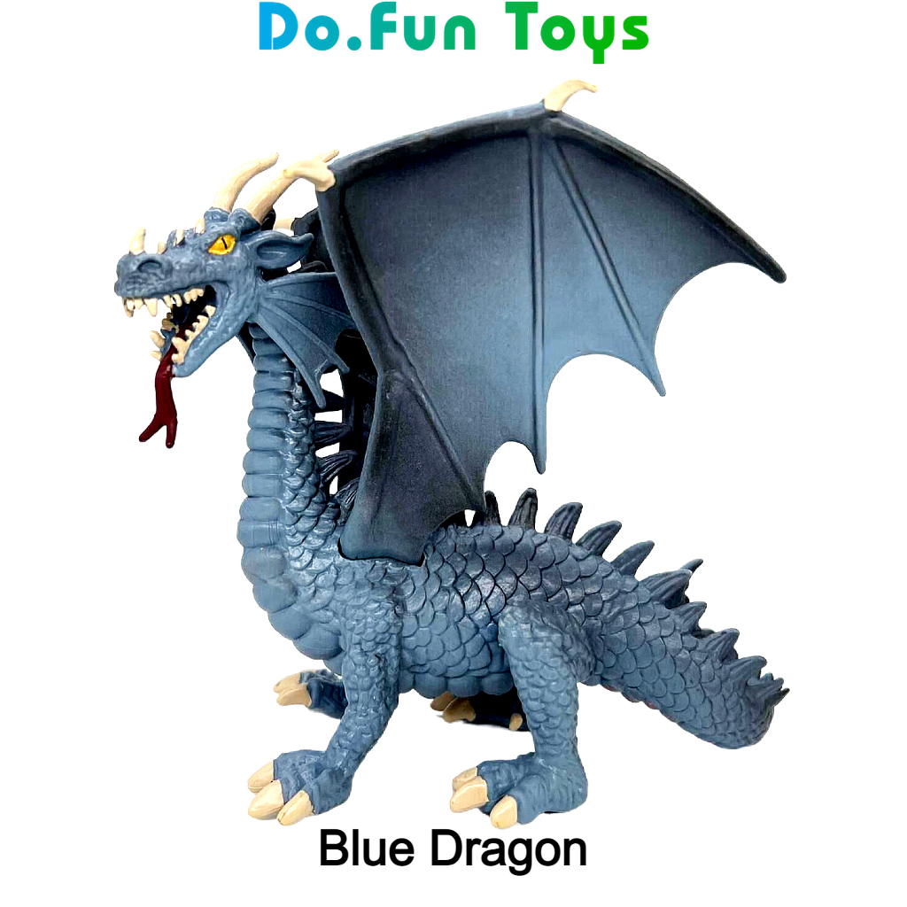 Jual Fantasy Animal Figurine | BLUE DRAGON / Mainan Miniatur Naga Biru ...