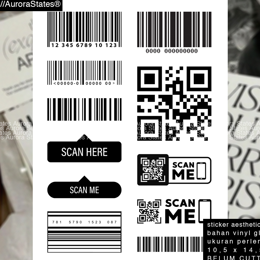 Jual STICKER BARCODE | STIKER QRIS | STICKER BARCODE HP | STICKER BUKU ...