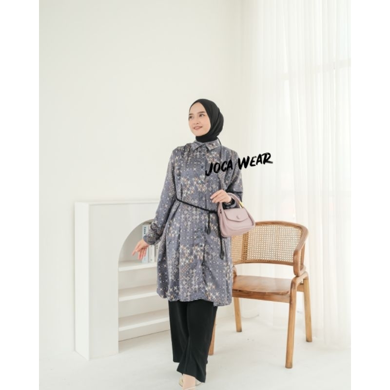 Jual MYRIA SILK TUNIK By Joca Wear | LD 110 Silk Satin | Shopee Indonesia