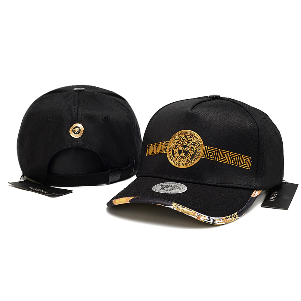 Jual Topi Versace Hitam Black Gold Visor Premium Import/Topi Baseball ...