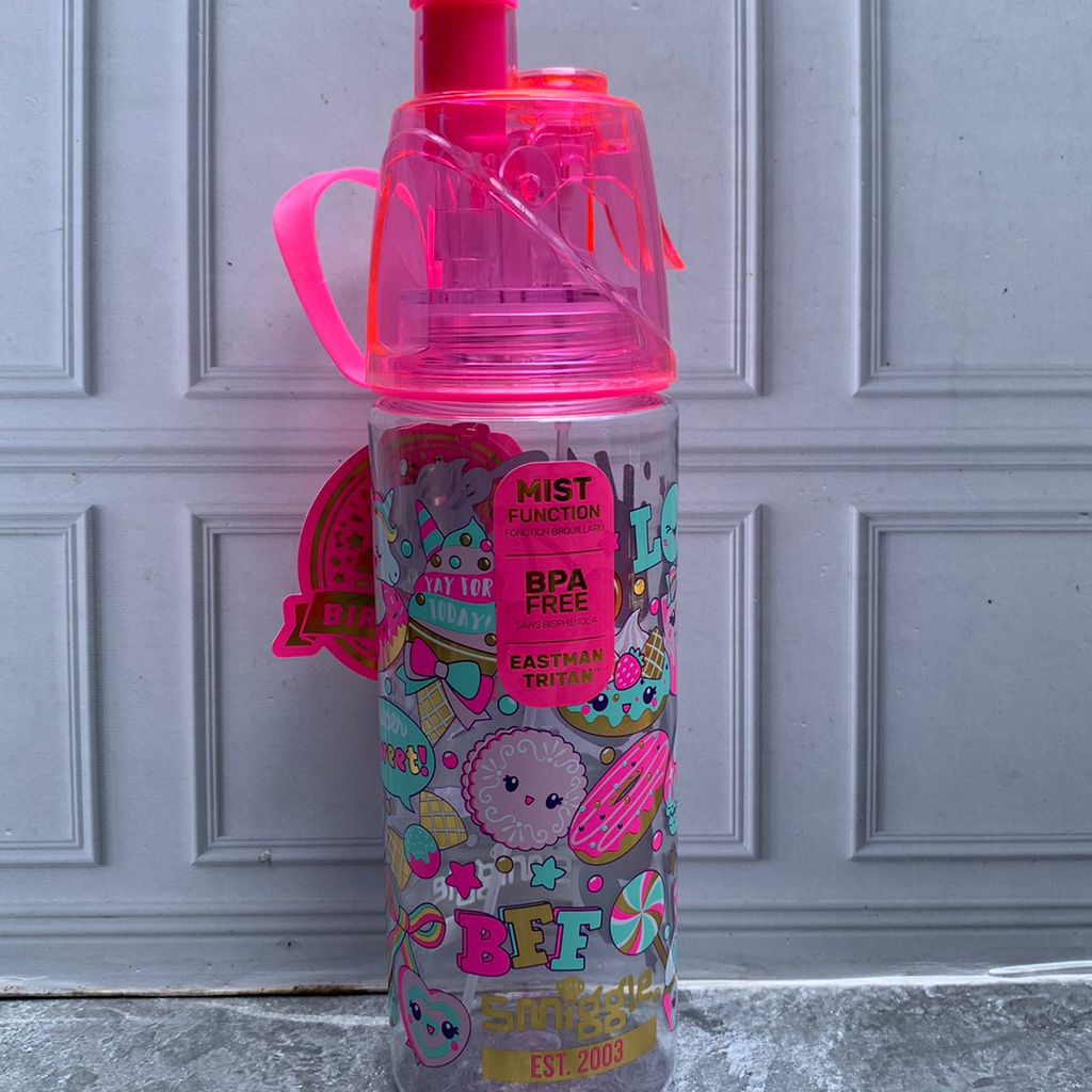 Jual SMIGGLE 20TH BIRTHDAY DRINK BOTTLE PINK GOLD - BOTOL MINUM SMIGGLE ...