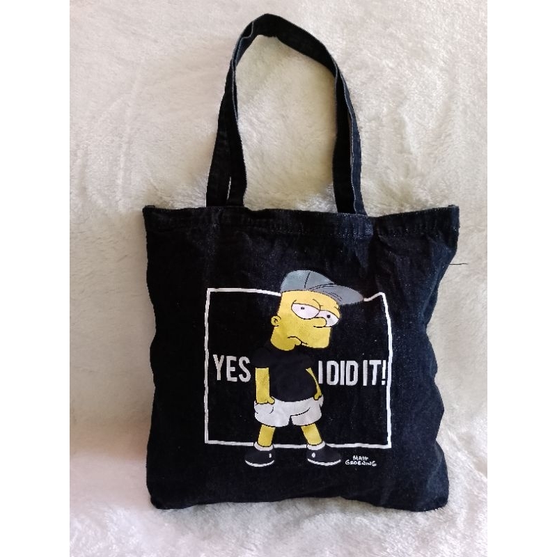 Jual Totebag bart simpson | Shopee Indonesia