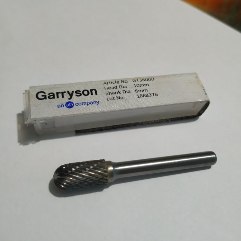 Jual Garryson GT3600D carbide Burr 6 × 10 mata bor tuner 6×10 tuner ...
