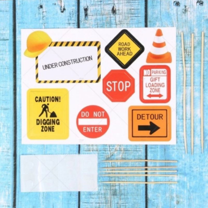 Jual Topper konstruksi, Hiasan Kue Proyek jalan,Truk Beko, Traktor ...