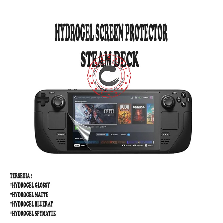 Jual C168 ANTI GORES JELLY HYDROGEL SPY MATTE BLUE LIGHT STEAM DECK OLED STEAMDECK FULL SCREEN ...