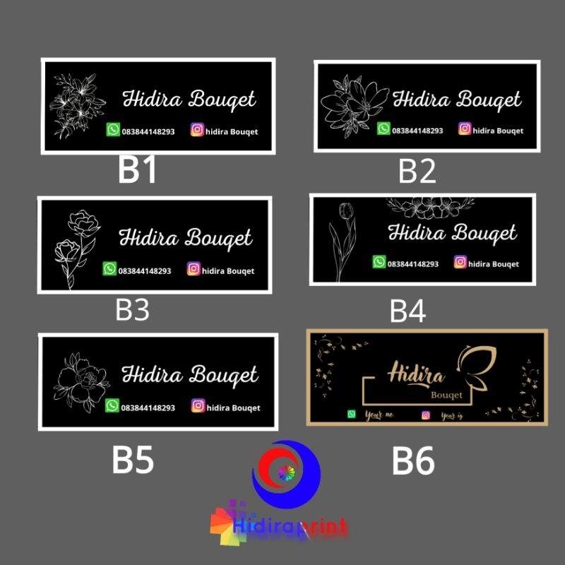 Jual Sticker Bouquet custom - stiker buket - sticker bouquet - sticker ...