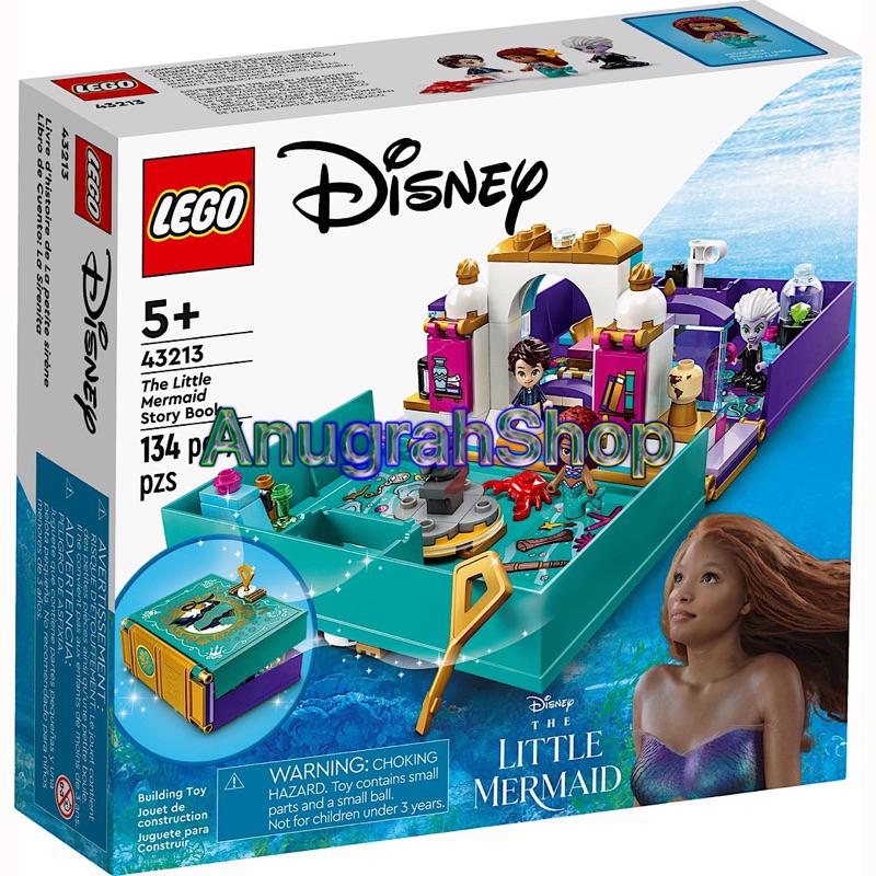 Jual LEGO 43213 DISNEY The Little Mermaid Story Book | Shopee Indonesia