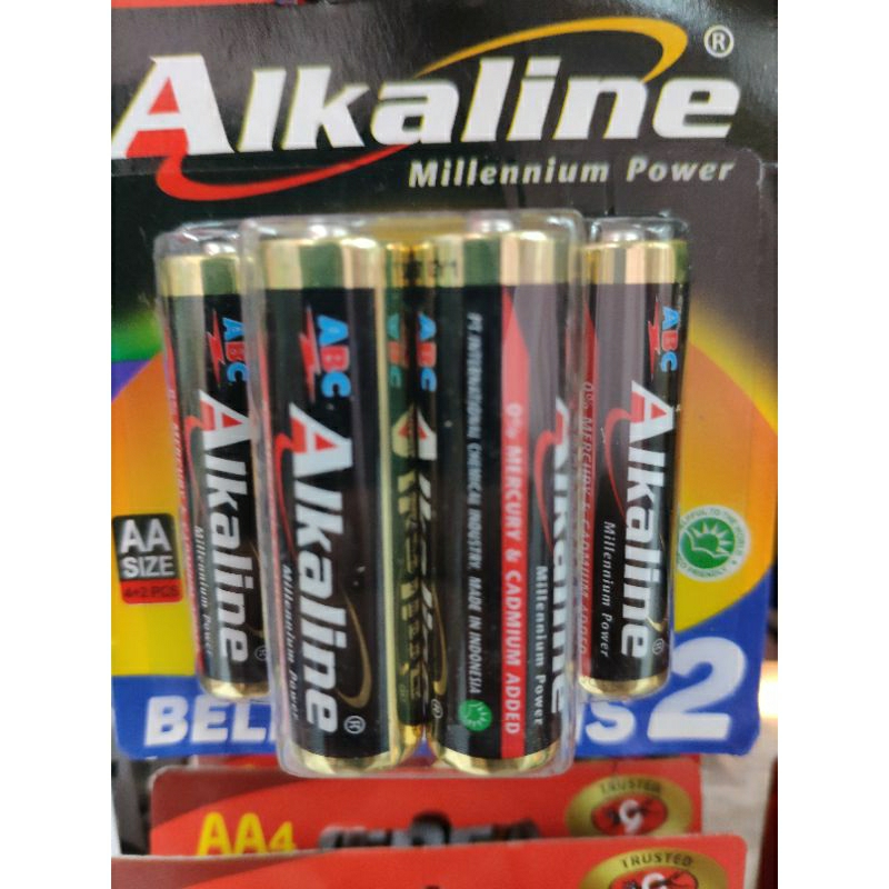 Jual batrai abc alkaline 4+2 AA ORIGINAL | Shopee Indonesia