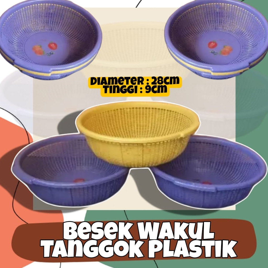 Jual Besek Plastik Keranjang Serbaguna / Wakul Tanggok Tradisional ...