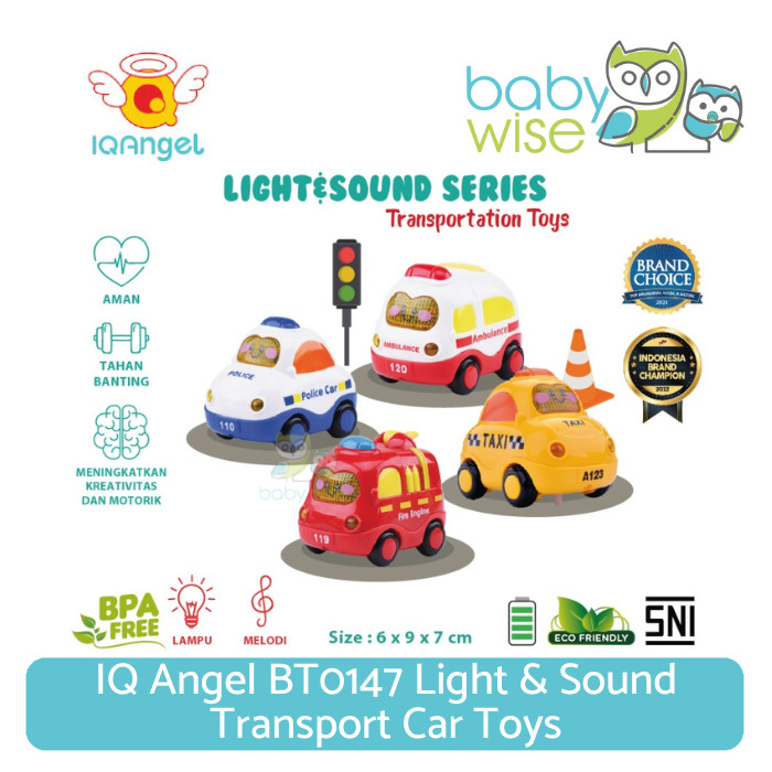 Jual IQ Angel BT0147 Light & Sound Transport Car Toys - Mainan Anak ...