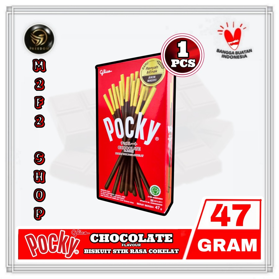 Jual Glico Pocky Biskuit Cokelat Original Stik | Chocolate Flavour - 47 ...