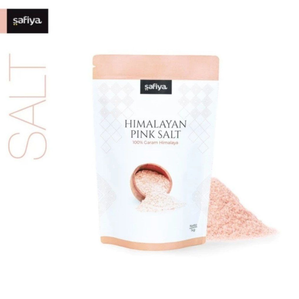 Jual GARAM HIMALAYA PINK HIMALAYAN SALT SAFIYA 1 KG | Shopee Indonesia