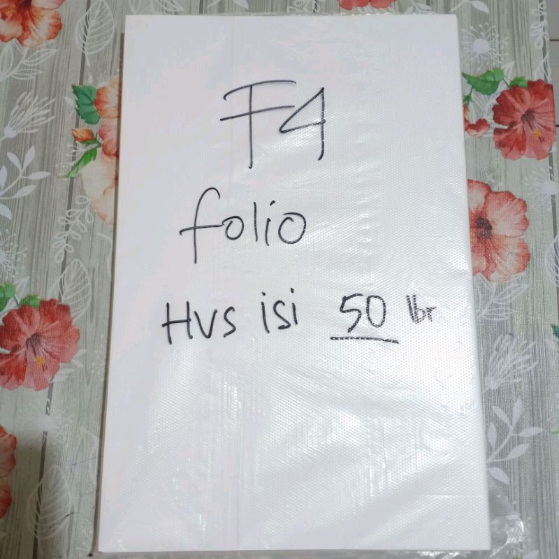 Jual Kertas HVS F4 Folio Eceran Isi 50 Lembar / Paper Fotocopy | Shopee ...