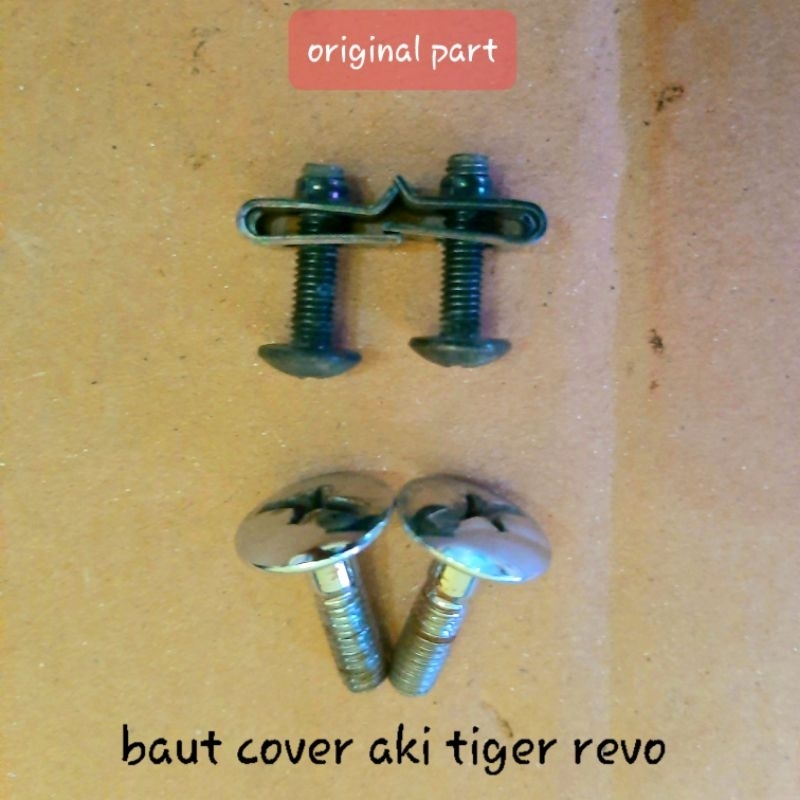 Jual baut cover aki tirev tiger revo original bawaan motor | Shopee ...