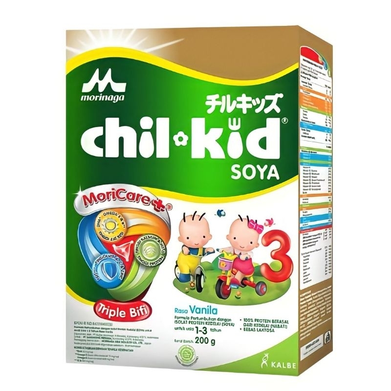 Jual Morinaga chil-kid 3 soya susu pertumbuhan anak 1-3 tahun vanila ...