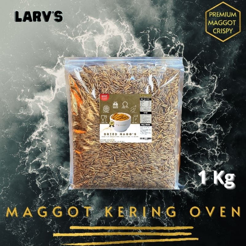 Jual Ulat Maggot Kering 1 Kg Microwave / Oven | Shopee Indonesia