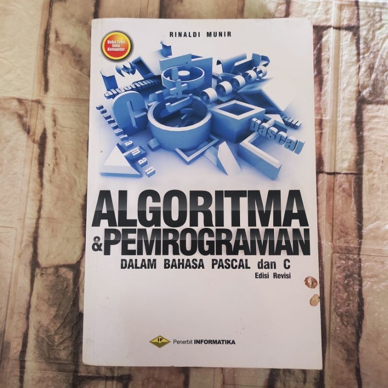 Jual (ori) buku algoritma dan pemrograman dalam bahasa pascal dan c ...