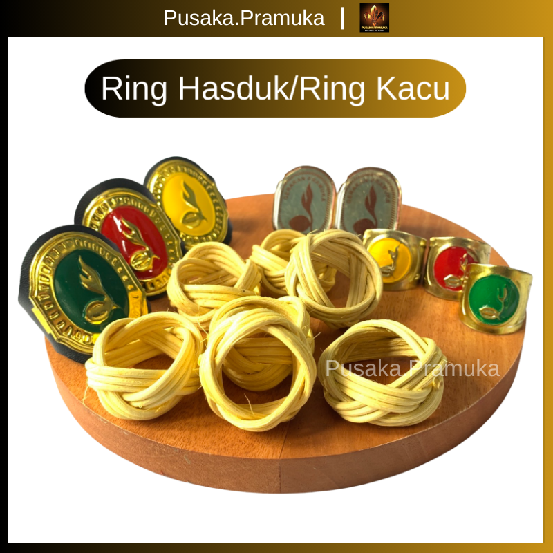 Jual Ring Hasduk Kacu Dasi Pramuka Bahan Rotan Seng Kalep Kuningan ...