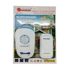 Jual BELL PINTU/RUMAH WIRELESS AC 1 KNOP ( PAKAI LISTIK ) - CHAKASU ...