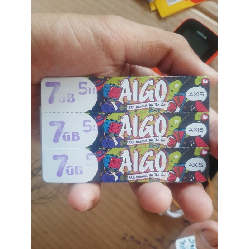 Jual Voucher kuota / Paket data Axis Aigo mini dan Bronet untuk ...