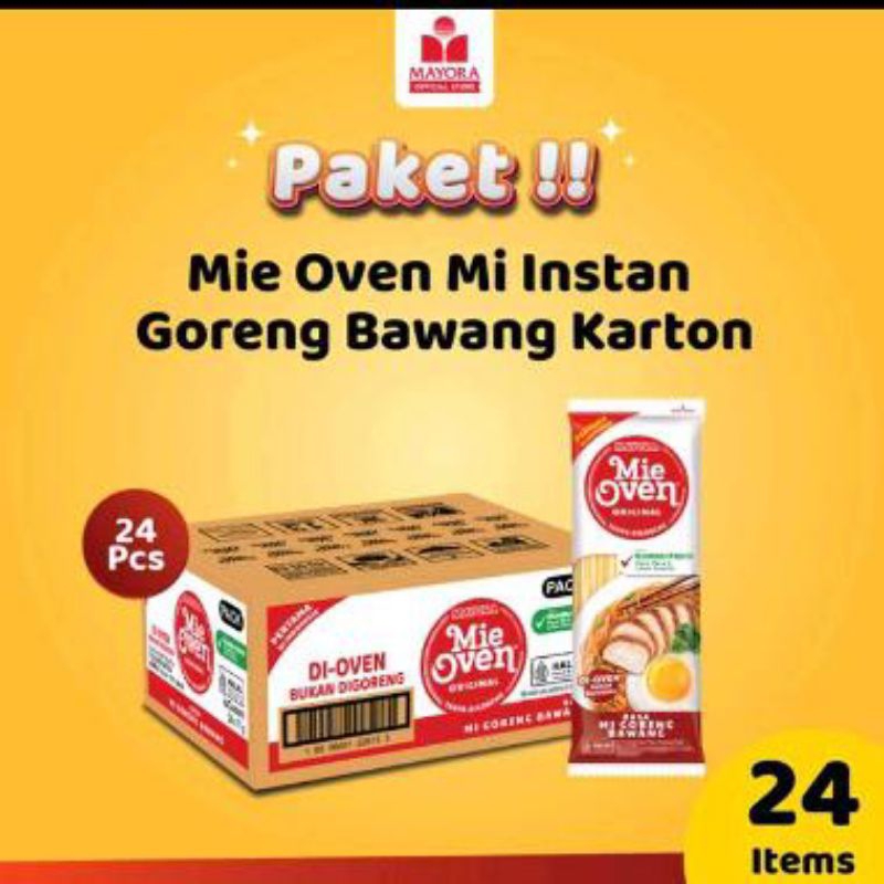 Jual Mie Oven MAYORA Mie Goreng Bawang (Harga 1 dus isi 24) | Shopee ...