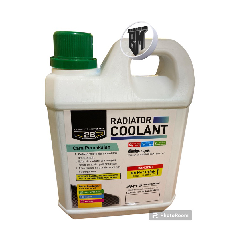 Jual AIR RADIATOR COOLANT 2B 1L MTR MOTOR DAN MOBIL TITIK DIDIH TINGGI ...