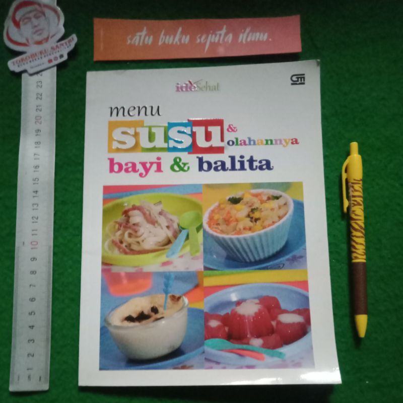 Jual Buku Resep : Menu Susu & Olahannya untuk Bayi dan Balita. | Shopee ...