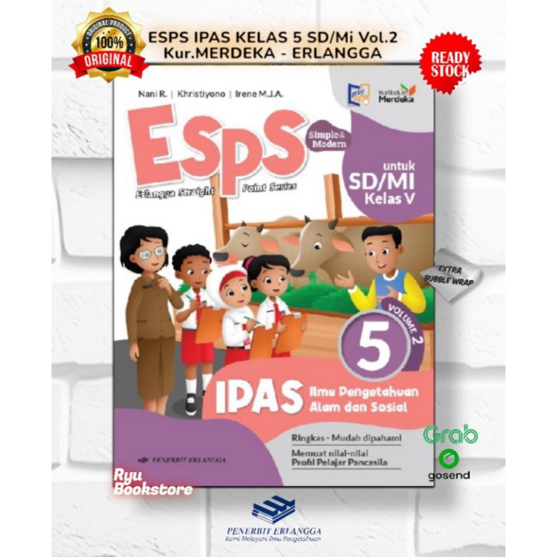 Jual ESPS IPAS Kelas 1,2,3,4,5,6 SD/Mi Kurikulum Merdeka - Erlangga | Shopee Indonesia