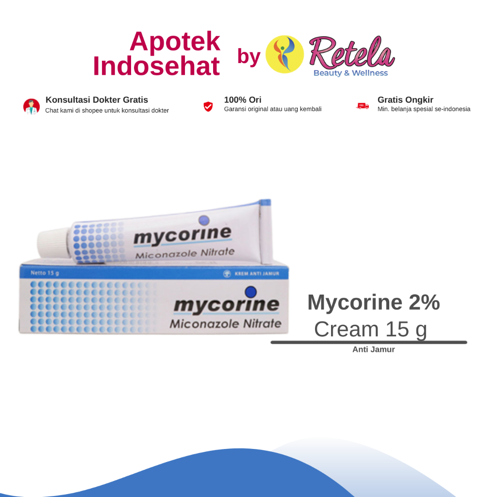 Jual MYCORINE CREAM 15GR | Shopee Indonesia