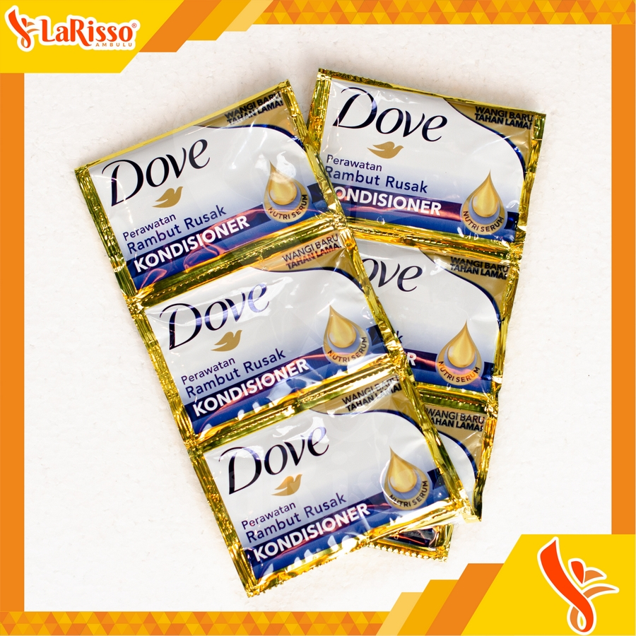 Jual DOVE CONDITIONER 12X9ML SACHET DAMAGE CARE | Shopee Indonesia