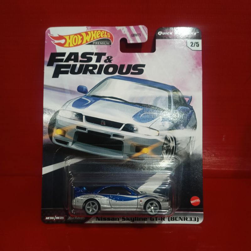 Jual HOT WHEELS PREMIUM NISSAN SKYLINE GT R33 FAST & FURIOUS | Shopee ...