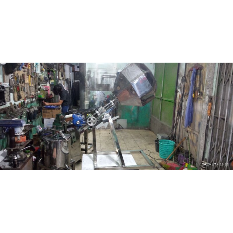 Jual Mesin pencampur bumbu Mixer oktagonal | Shopee Indonesia