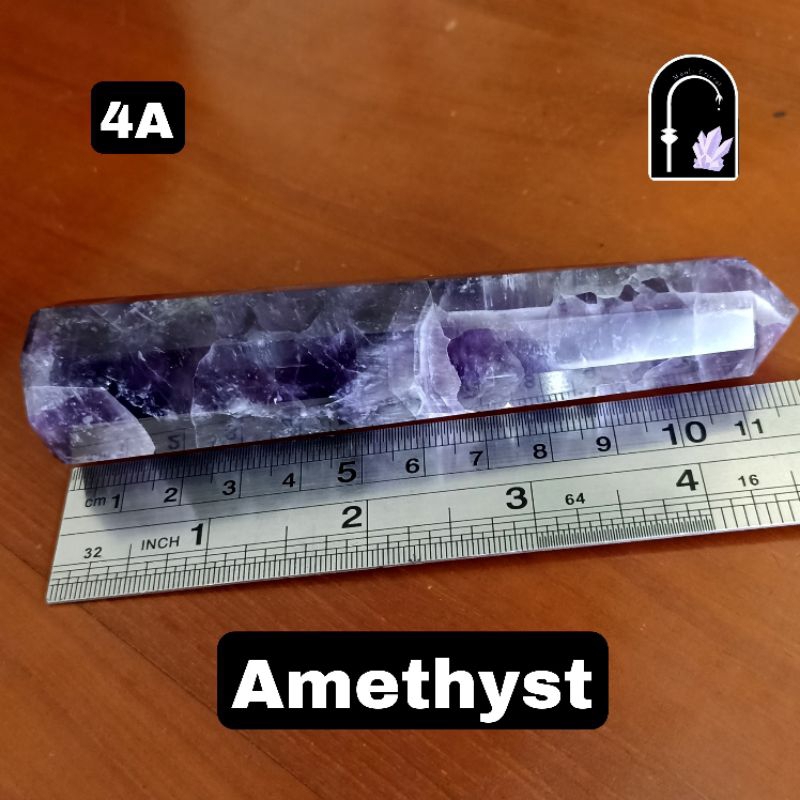 Jual Amethyst Tower Natural Crystal Stone ( Prisma ) | Shopee Indonesia