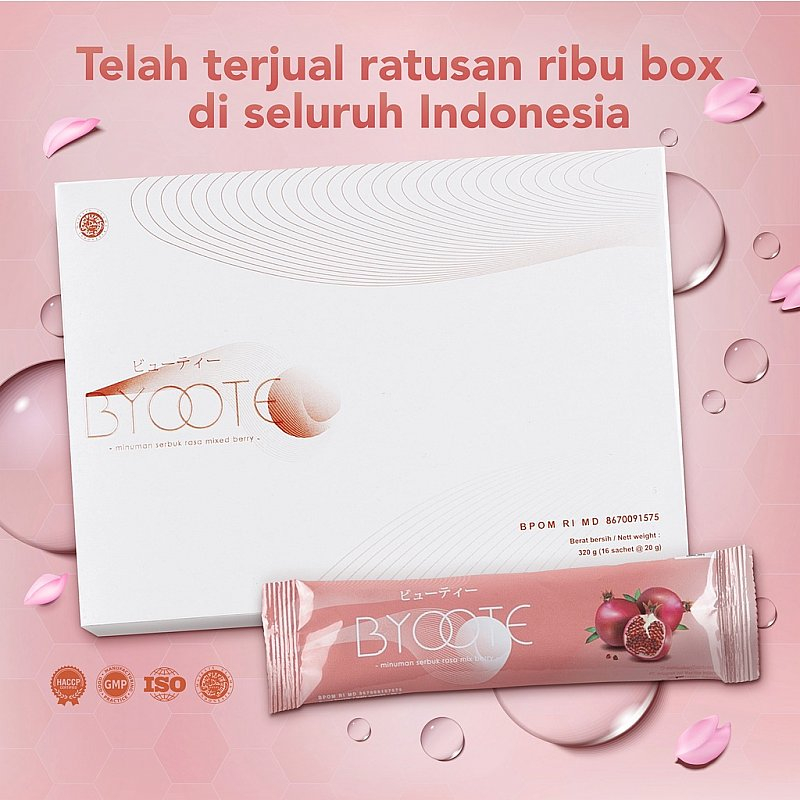 Jual Byoote Collagen 1 Box Isi 16 Sachet Suplemen Kecantikan | Shopee ...
