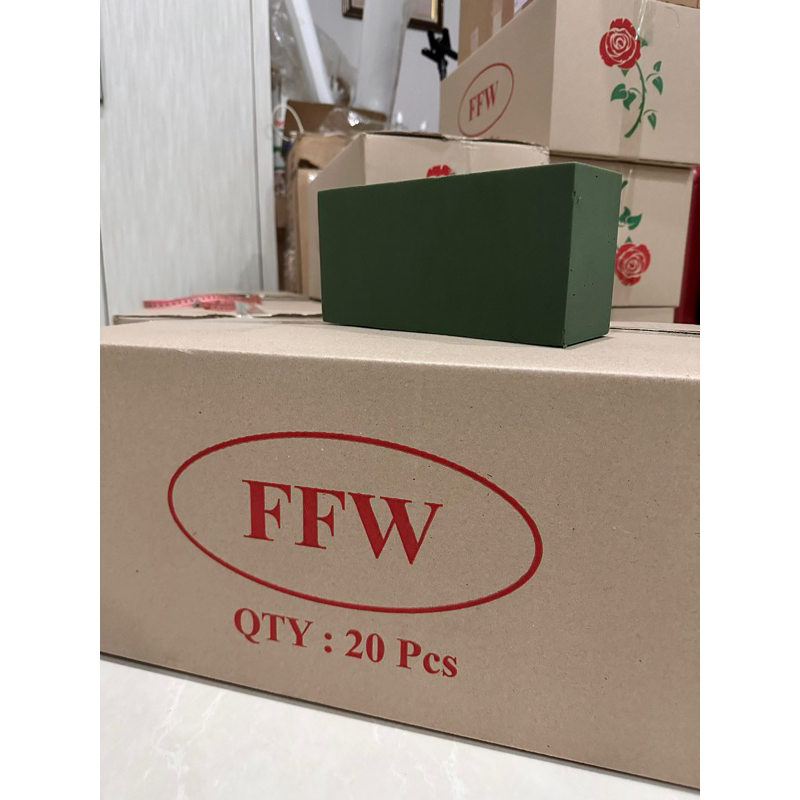 Jual Oasis basah merk mawar putek 20 pcs khusus KARGO | Shopee Indonesia