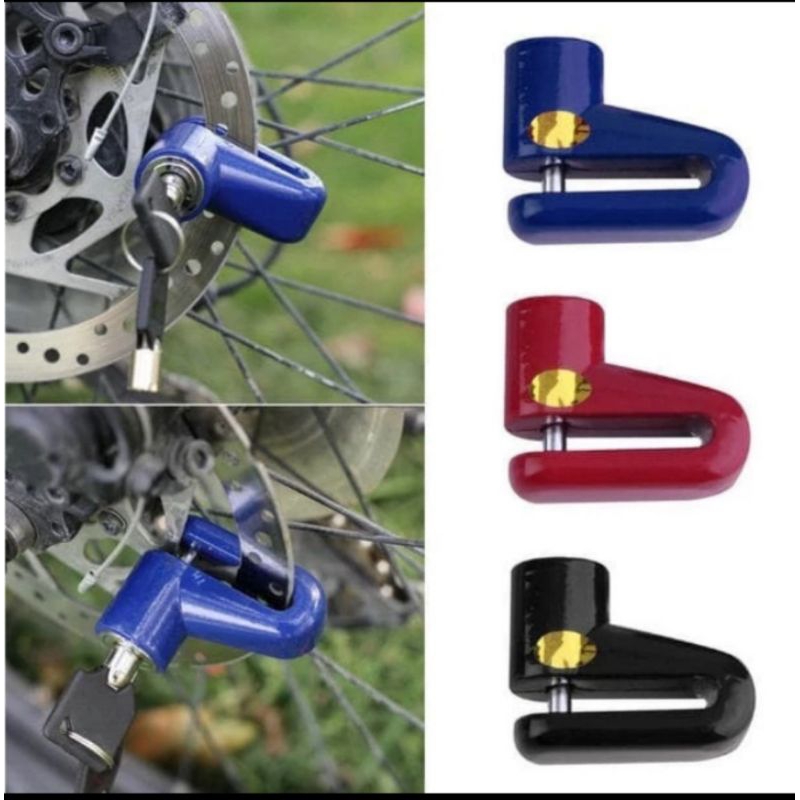Jual Gembok Rem Disk Cakram Motor Universal Disc Lock Penga | Shopee ...