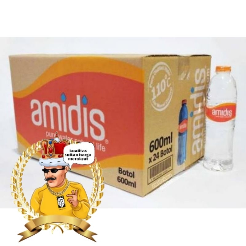 Jual Air Mineral Amidis 600ml | Shopee Indonesia