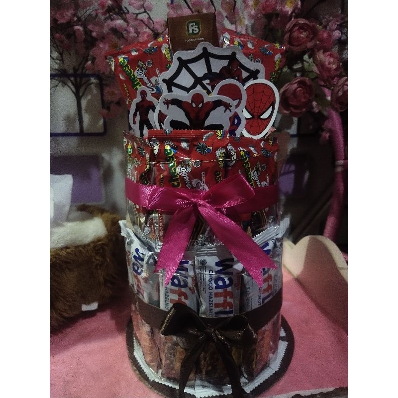 Jual snack murah menara ulang tahun,buket mini | Shopee Indonesia