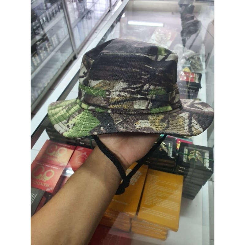 Jual Topi Rimba Loreng Perbakin | Topi Rimba Gunung Outdoor | Topi Buat ...