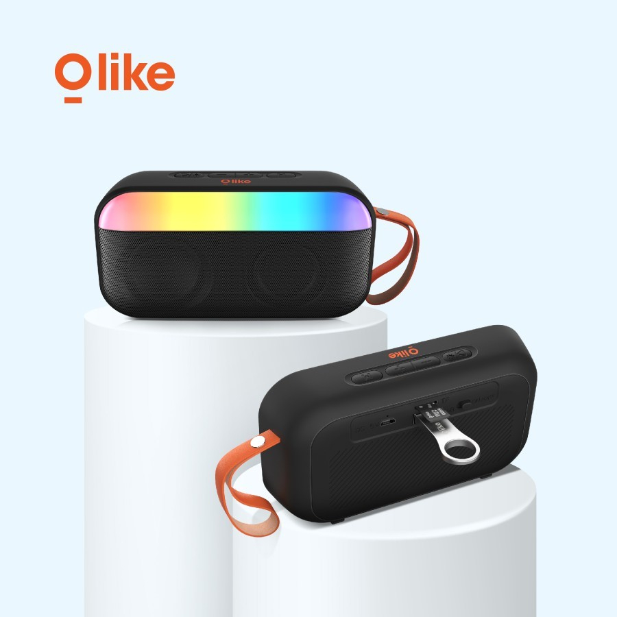 Jual OLIKE SF4 Speaker Bluetooth 5.0 Portable Mode RGB Stereo TWS True ...