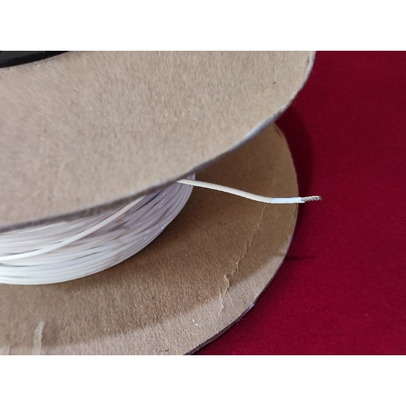 Jual Kabel Teflon Silver Putih 1.15mm | Shopee Indonesia