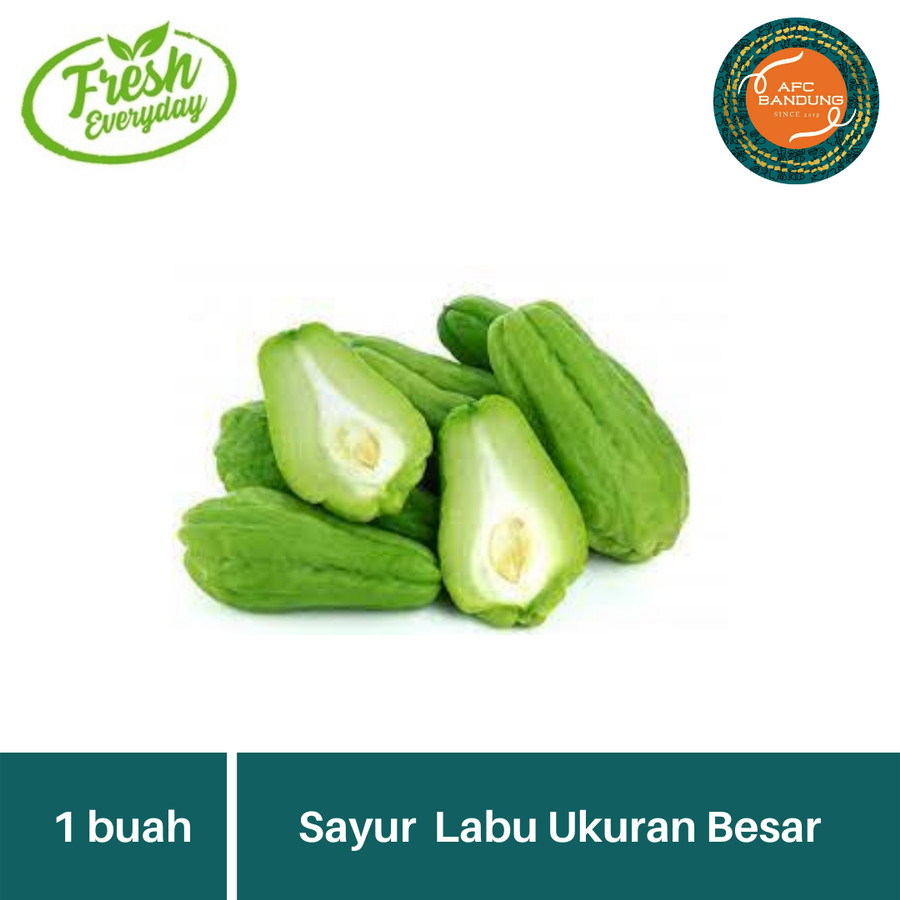 Jual Sayur Labu Siam Ukuran Besar Waluh Untuk Lalapan / tumis Per 1 ...