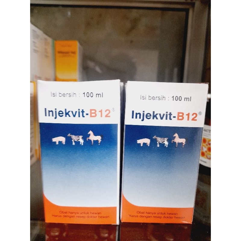 Jual INJEKVIT - B12 vitamin injeksi untuk menjaga daya tahan hewan ...