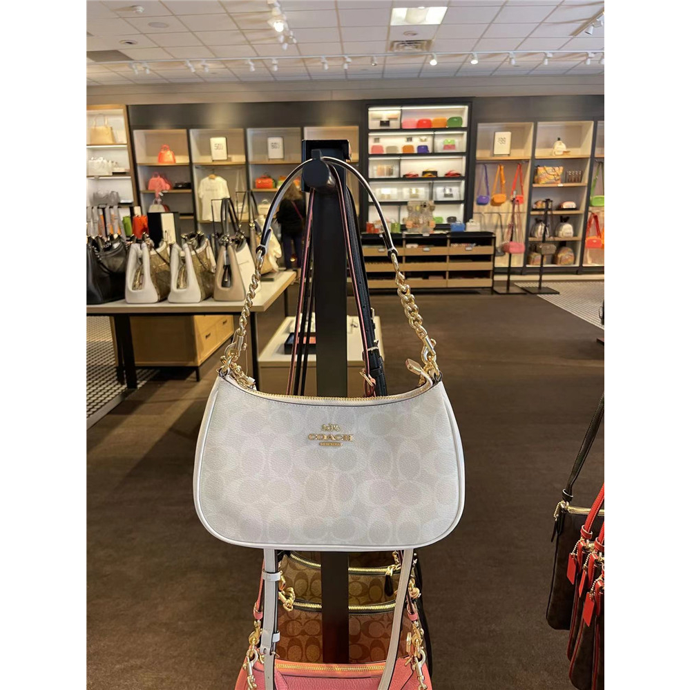 Jual Coach Teri Shoulder Bag In Signature Canvas Coach Tas Selempang ...