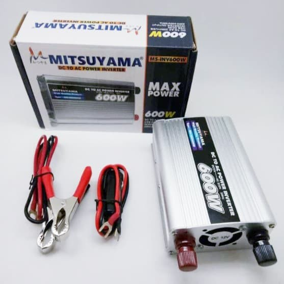Jual Power Inverter 600 Watt Mitsuyama MS INV 600W DC To AC + USB 12V | Shopee Indonesia