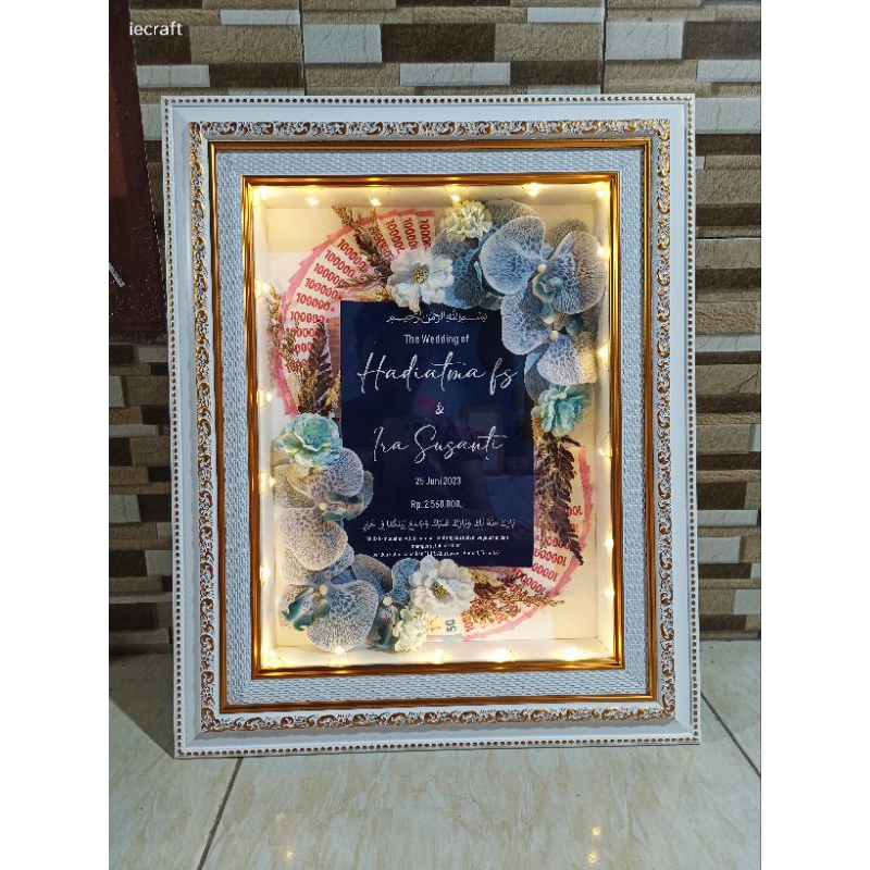Jual 1 HARI JADI Mahar Anggrek 30x40 cm Mahar Pernikahan Mahar Unik ...